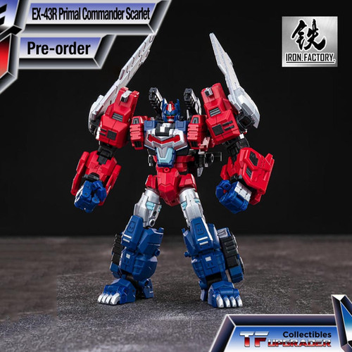 [Q4 2024] Iron Factory IF EX-43R Primal Commander Scarlet | TF Upgrader