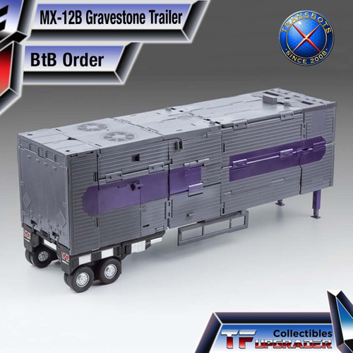 X-Transbots MasterX MX-12B & MX-12C Gravestone Trailer Reissue | TF Upgrader