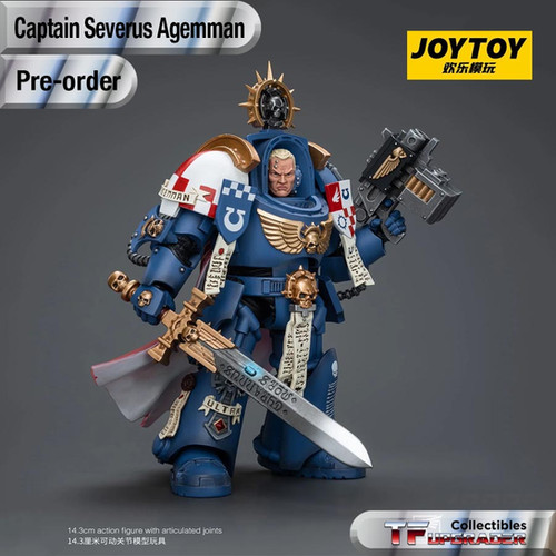 JoyToy Warhammer 1/18 Ultramarines Terminator Captain Severus Agemman ...