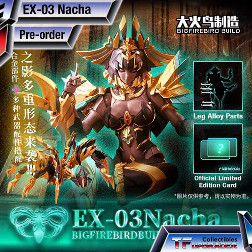 [Q4 2024] Big Firebird Build Martial Machine Maiden EX-03 Nacha | TF Upgrader