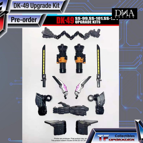 DNA Design DK-49 Upgrade Kit for Studio Series SS-99, SS-101, SS-104 | TF Upgrader