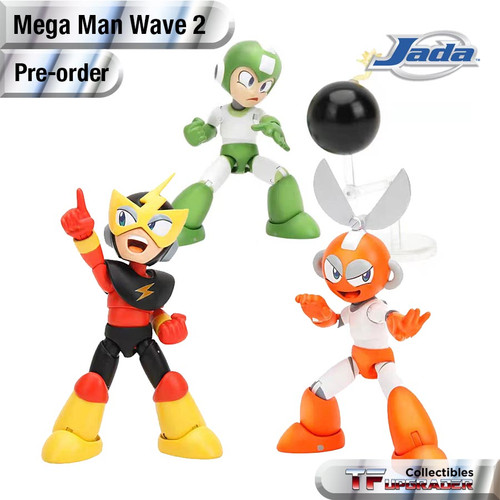 [TBC] Jada Toys Mega Man 1/12 Wave 2 Hyper Bomb Mega Man, Cut Man, Elec ...