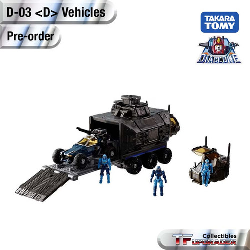 [Oct 2024] Takara Tomy Diaclone D-03 Vehicles Wave 3 Set | TF Upgrader