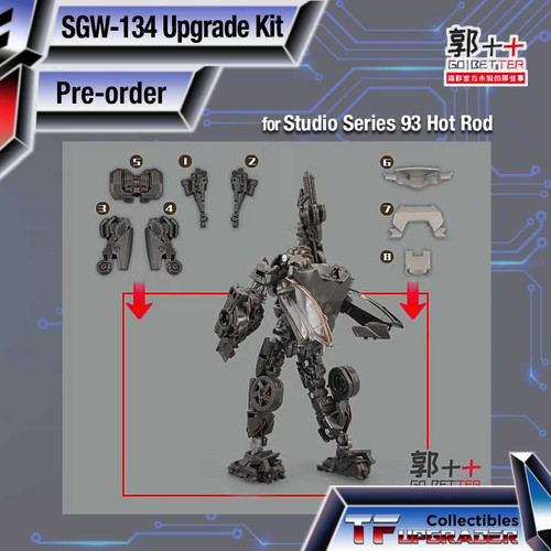 Go Better Studio SGW-134 Upgrade Kit for Studio Series 93 Hot Rod | TF ...