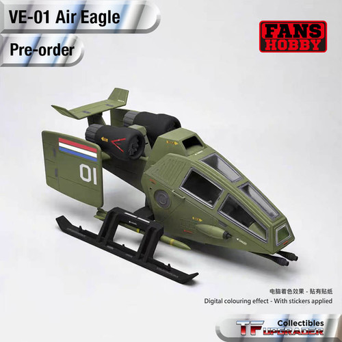 Fans Hobby 1/12 VE-01 Air Eagle Vehicle | TF Upgrader