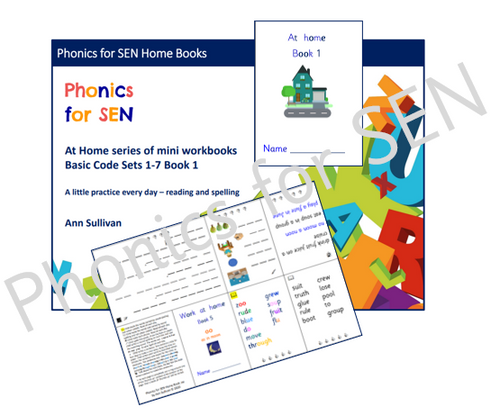 'At Home' Mini Workbooks for Basic Code | Phonics for Pupils w