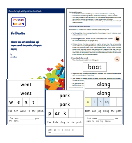 Word Detective Orthographic Mapping Activity | Phonics for Pupils w