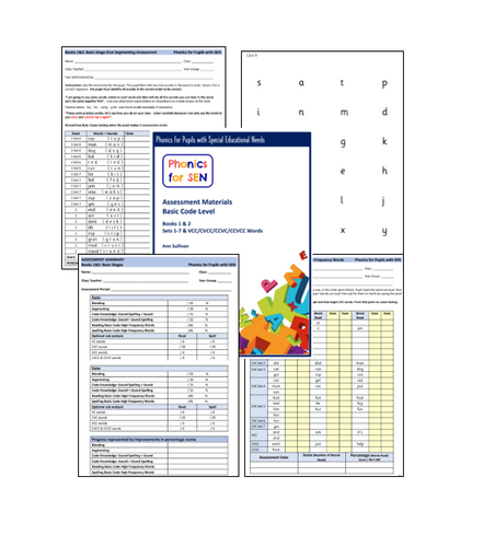Basic Code Assessment Materials | Phonics for Pupils w