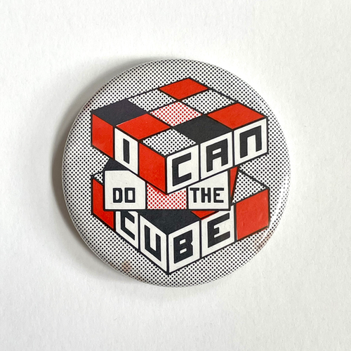 1980s Rubiks Cube Badge | The Rusty Pin
