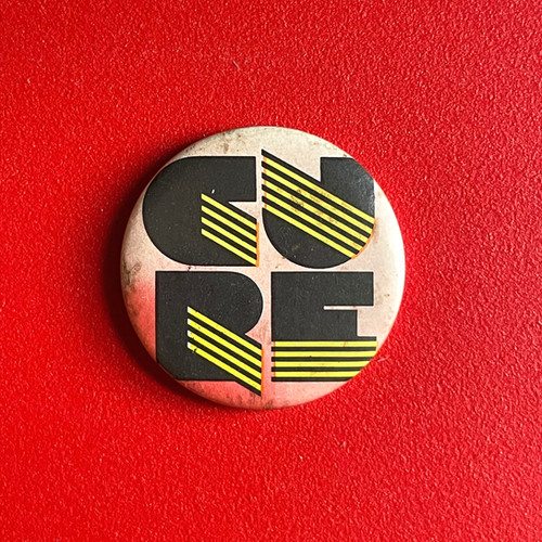 1980s The Cure Pin Badge | The Rusty Pin