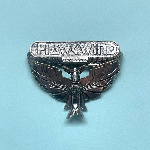 1980s Hawkwind Pewter Badge | The Rusty Pin