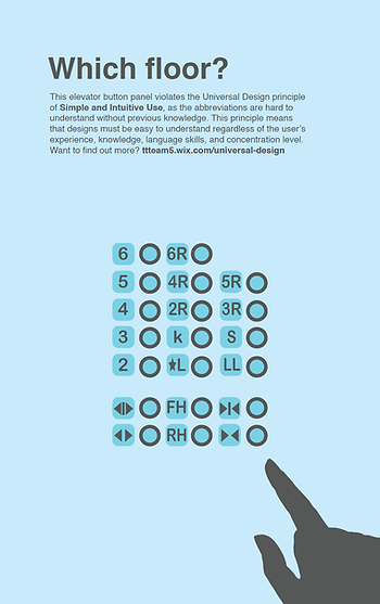 Simple & Intuitive Use | universal-design