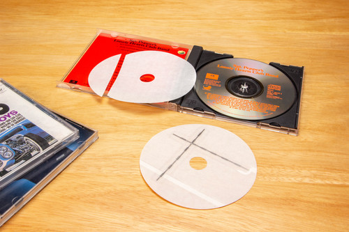 CD/DVD Overlays w/ Crossing Strips (price for 100) | Affordable