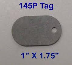 145PTAGS-TG Bag of 100 145P Fiber Tags | 145ptags