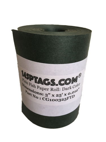 CG100325FTD Fish Paper Roll 3in. x 25ft.(Dark) | 145ptags
