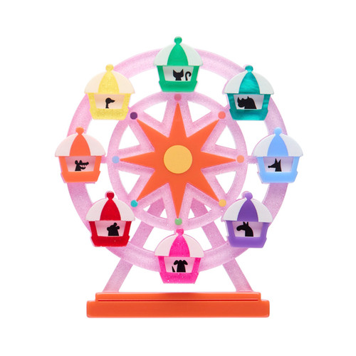 (RESTOCK) A Wheely Good View Brooch - Circus - Ferris Wheel ...