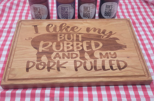 Pork Butt Butcher Block | The Branded Board