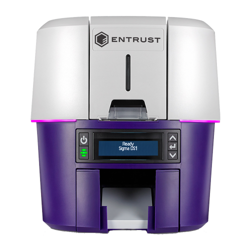 Impresora de Carnet a una Cara conexión USB y WiFi SIGMA DS1 | ENTRUST | bioentrada.com