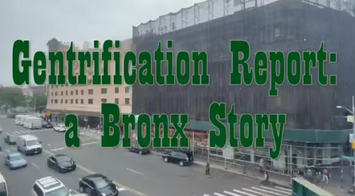 Gentrification Report: A Bronx Story | EVC