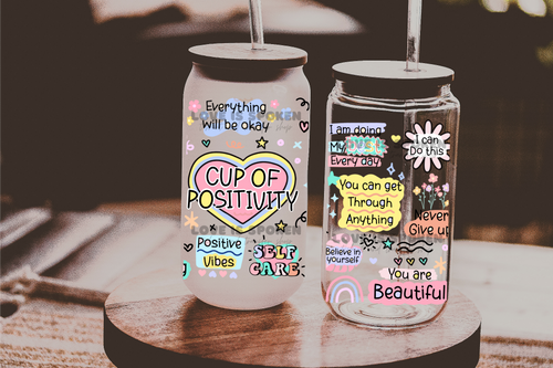 Cup of Positivity CUP WRAP | Love Is Spoken