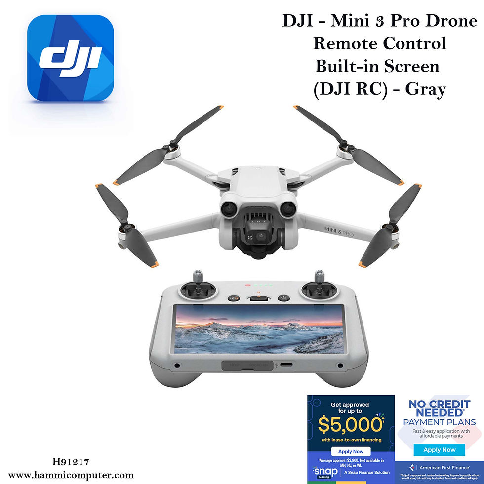 DJI - Mini 3 Pro Drone and Remote Control with Built-in Screen (DJI RC ...