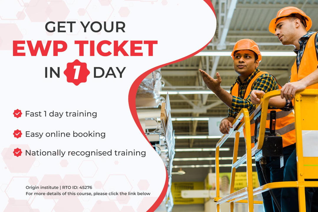 EWP Ticket Training Melbourne VIC | From $199. Classes every week. Book ...