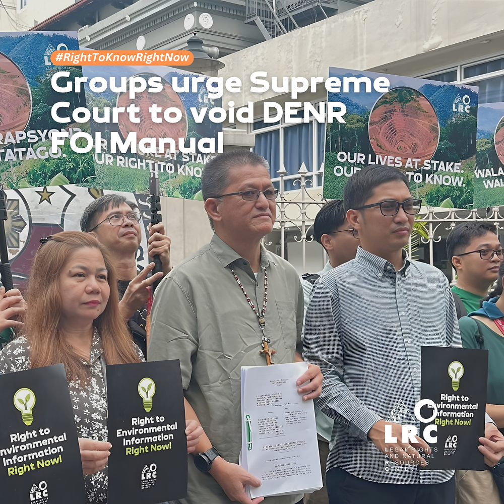 SC petitioned to void ‘restrictive’ DENR FOI policy