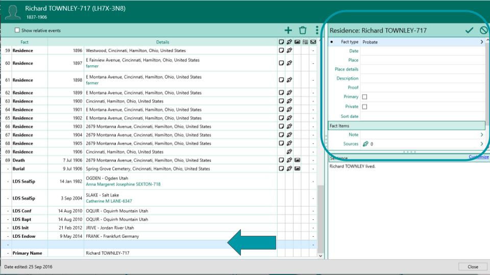 RootsMagic 8 Fact Types: Improve How You Track Your Ancestor