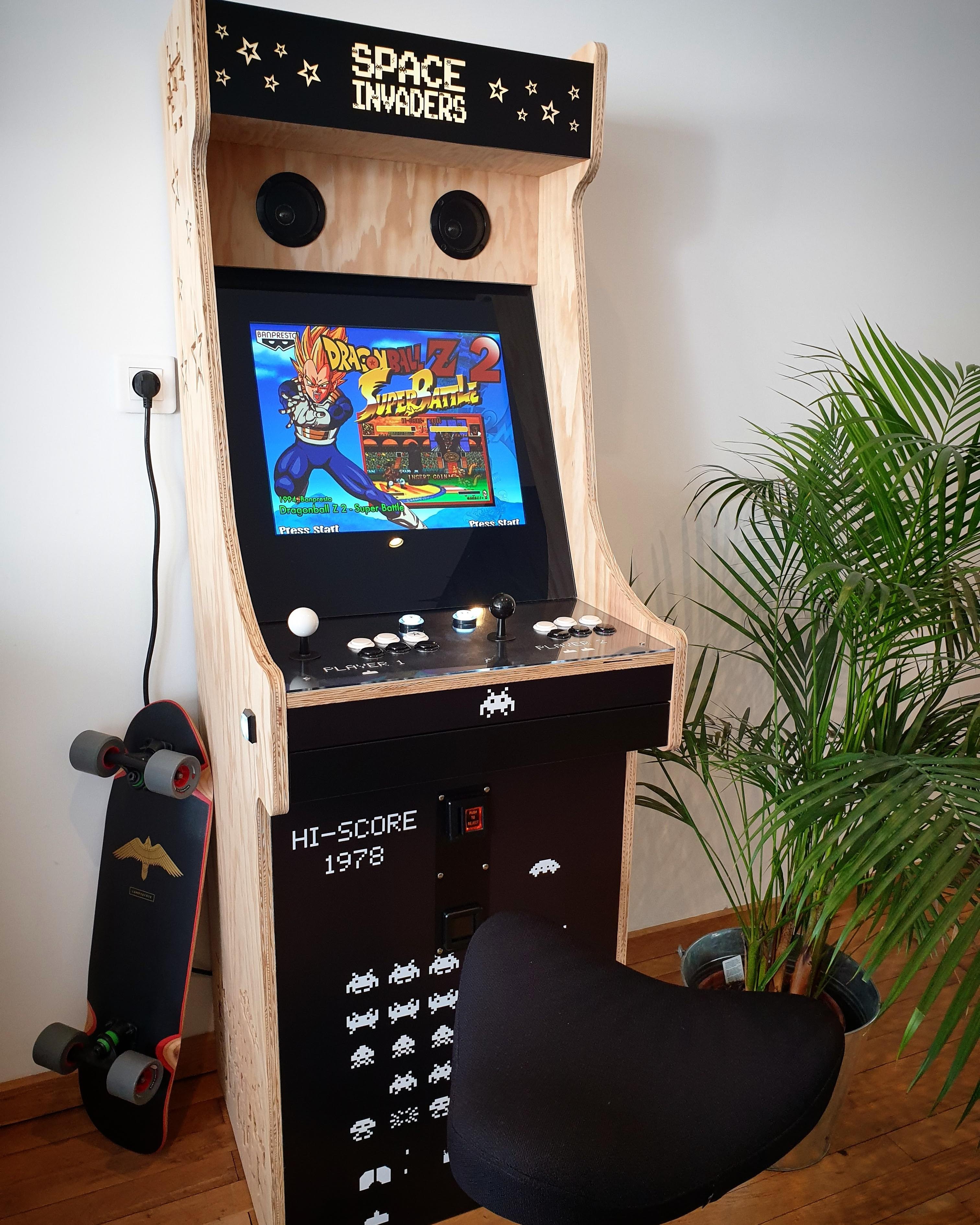 Borne d'Arcade Wood | Arcade Multi-jeux | Borne Arcade Personaliseé
