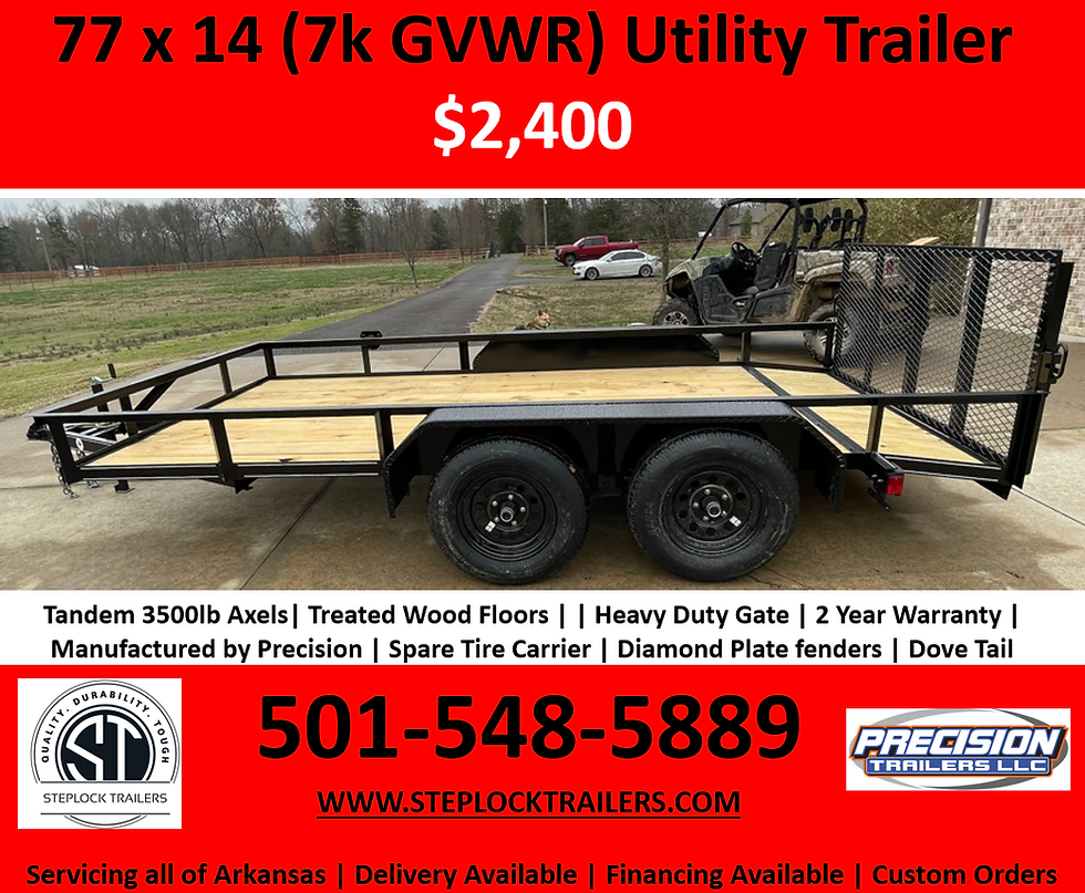 Steplock Trailers | Discount Utility, Equipment, Cargo, Car Haulers ...