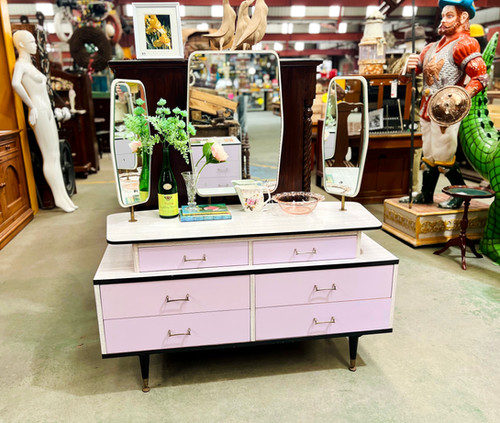 Retro Lilac Laminate Bedroom Suite by Berry Furniture Co. – Unique 2 ...