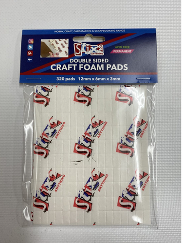 Stix2 Anything Craft Foam Pads - 12mm x 6mm x 3mm 320 pads | Twilight ...