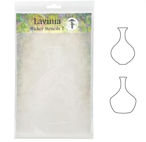 Sticker Stencils 7 Lavinia - Large Bottle collection | Twilight Crafts