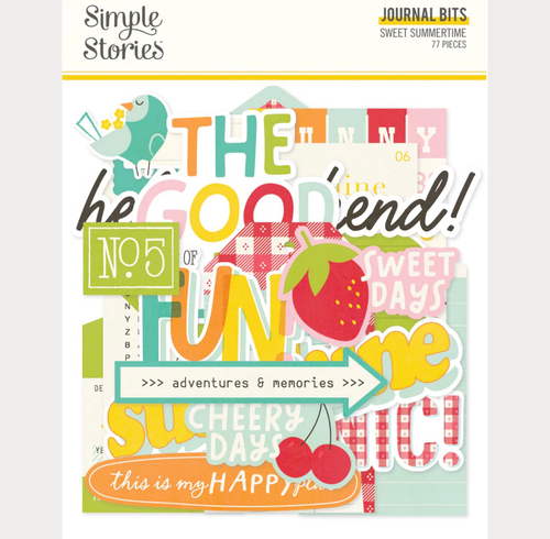 Simple Stories Sweet Summertime Journal Bits | Twilight Crafts