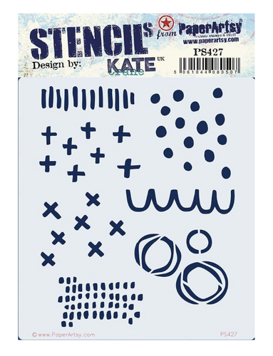 PaperArtsy Kate Crane Stencil PS427 | Twilight Crafts