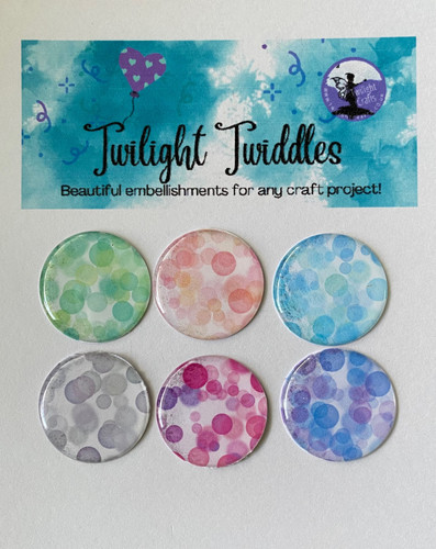 TT 15 Epoxy Flair Watercolour Bubbles Twilight Twiddles | Twilight Crafts