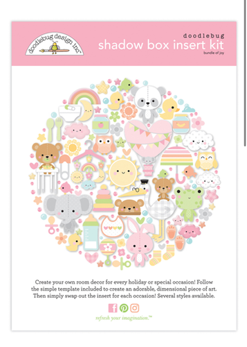 Doodlebug Design Bundle of Joy Shadow Box Kit | Twilight Crafts
