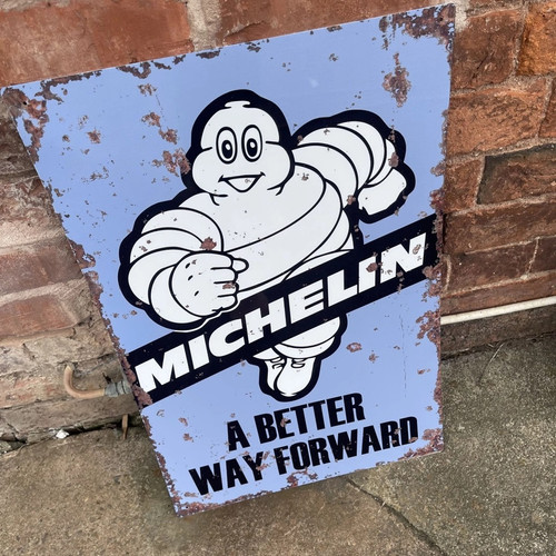 Michelin - A Better Way Forward - Metal Sign | The Blue Penguins