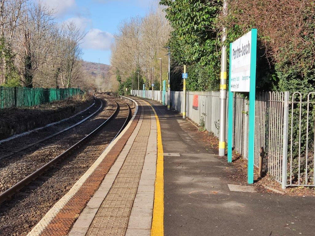 Pentrebach Station Level Boarding | Platform Overlay Design