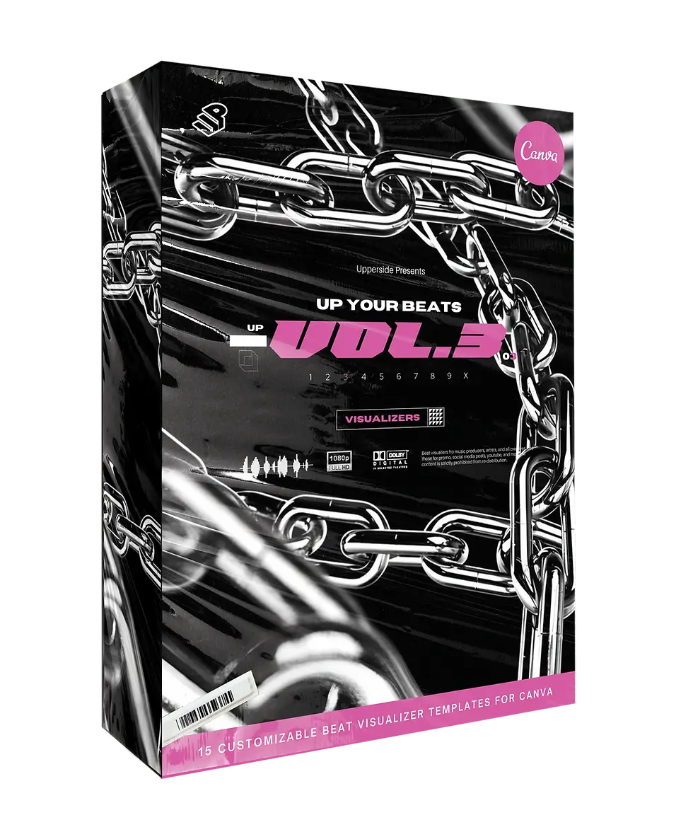 Up Your Beats VOL.3 (Canva Visualizer Templates) | Upperside