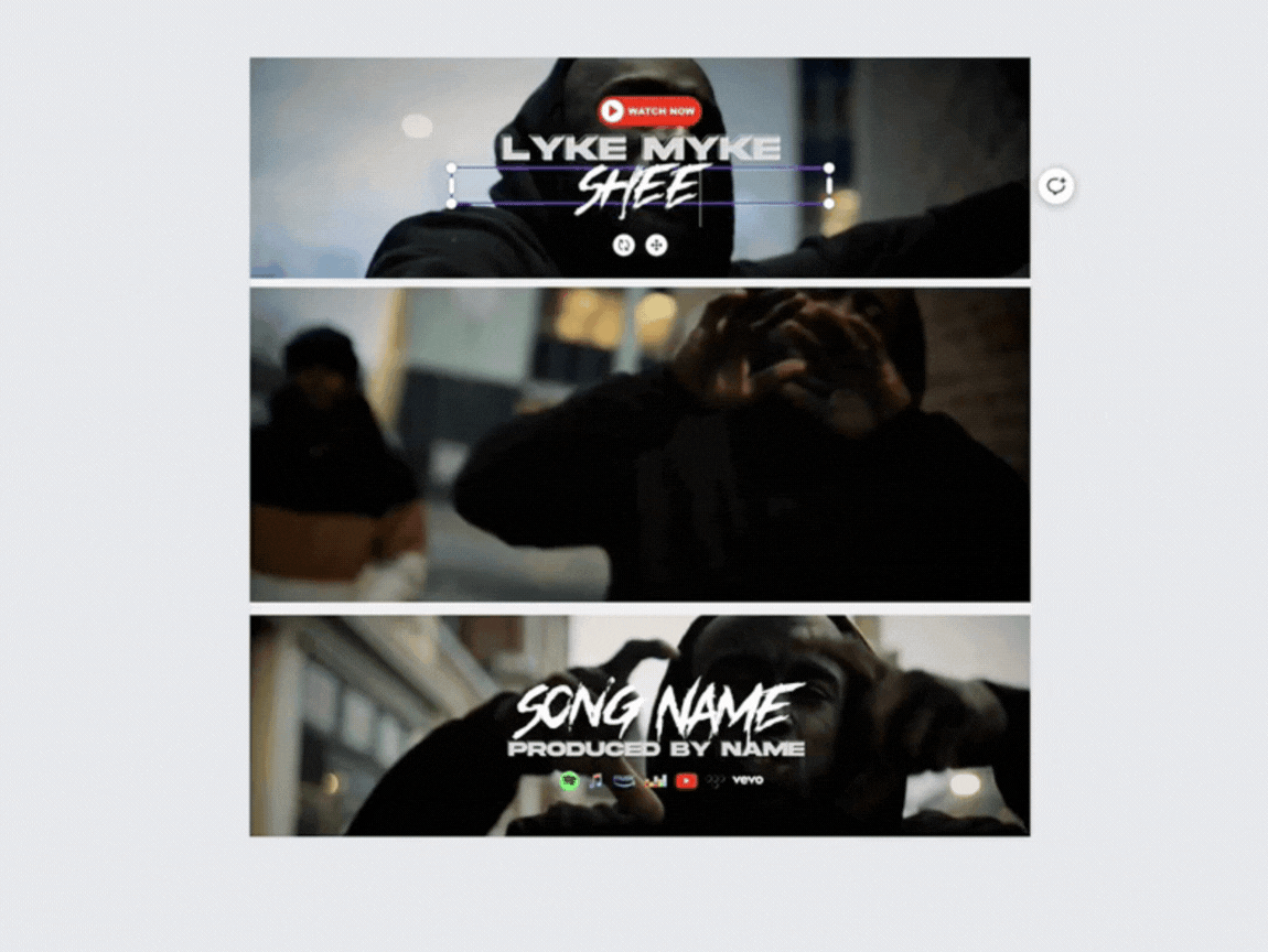 Up Your Music Vid Promo VOL.1 | Canva Promo Templates | Upperside