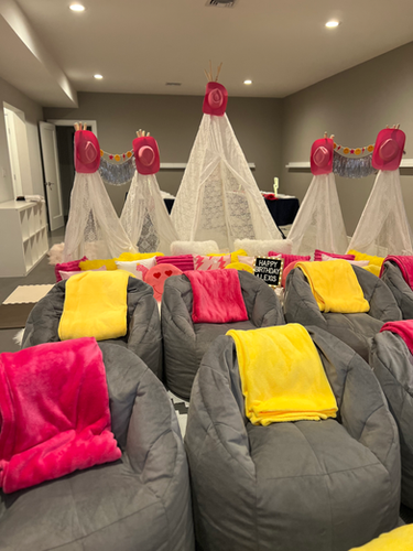 Deluxe Indoor Movie Package | Themed Indoor Movie Party Setup - Dream ...