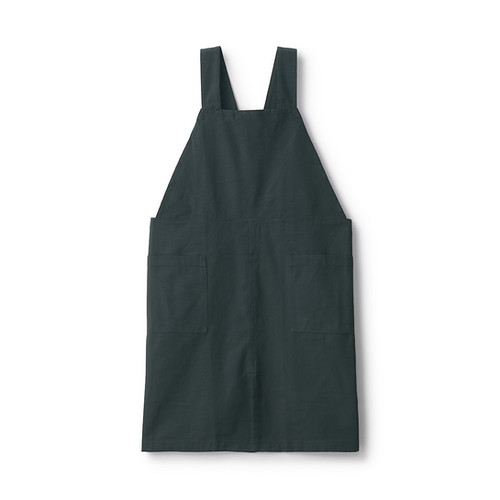 Plain Weave Cotton Work Apron | MUJI Philippines