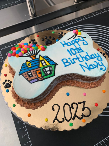 9” Themed Bone Cake | PawtrioticDogBakery
