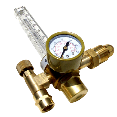 Profax® RF1430-580 Brass Argon, Argon/CO2 Mix Regulator Flowmeter ...