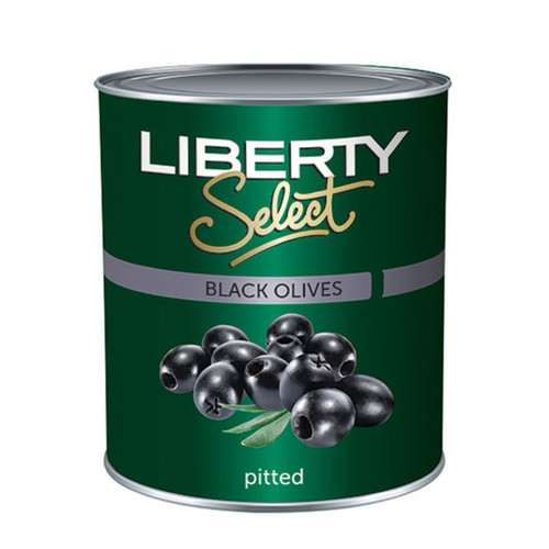 Liberty Select- Black Olives Pitted - 3kg | Danabee