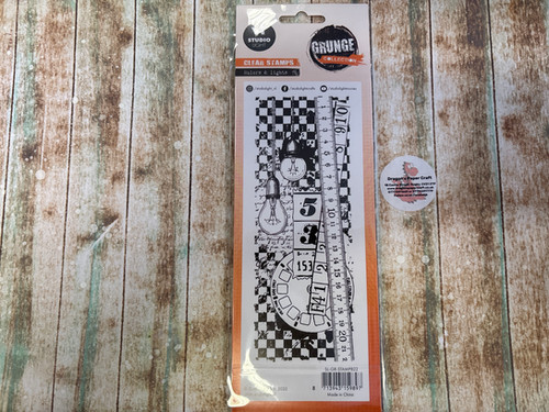 STUDIO LIGHT STAMPS - GRUNGE COLLECTION - RULERS & LIGHTS - DL ...