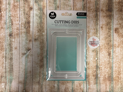 STUDIO LIGHT- DIES - RECTANGLE SHAPE - 8 DIES | Dragons paper craft