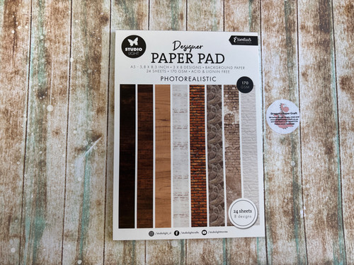 STUDIO LIGHT- DESIGNER BACKGROUND PAPER PAD - PHOTOREALISTIC - 24 ...