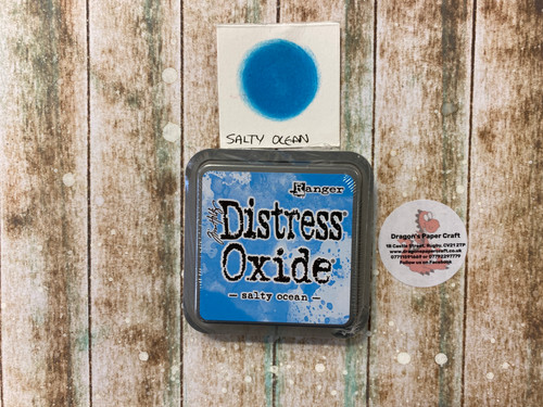 TIM HOLTZ DISTRESS OXIDE INK PAD - SALTY OCEAN | Dragons paper craft